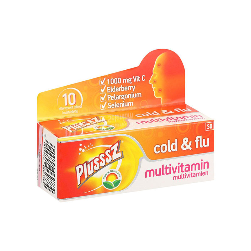 Plusssz Cold & Flu Effervescent Tablets 10’s - Was: R129.90 Now: R119 ...